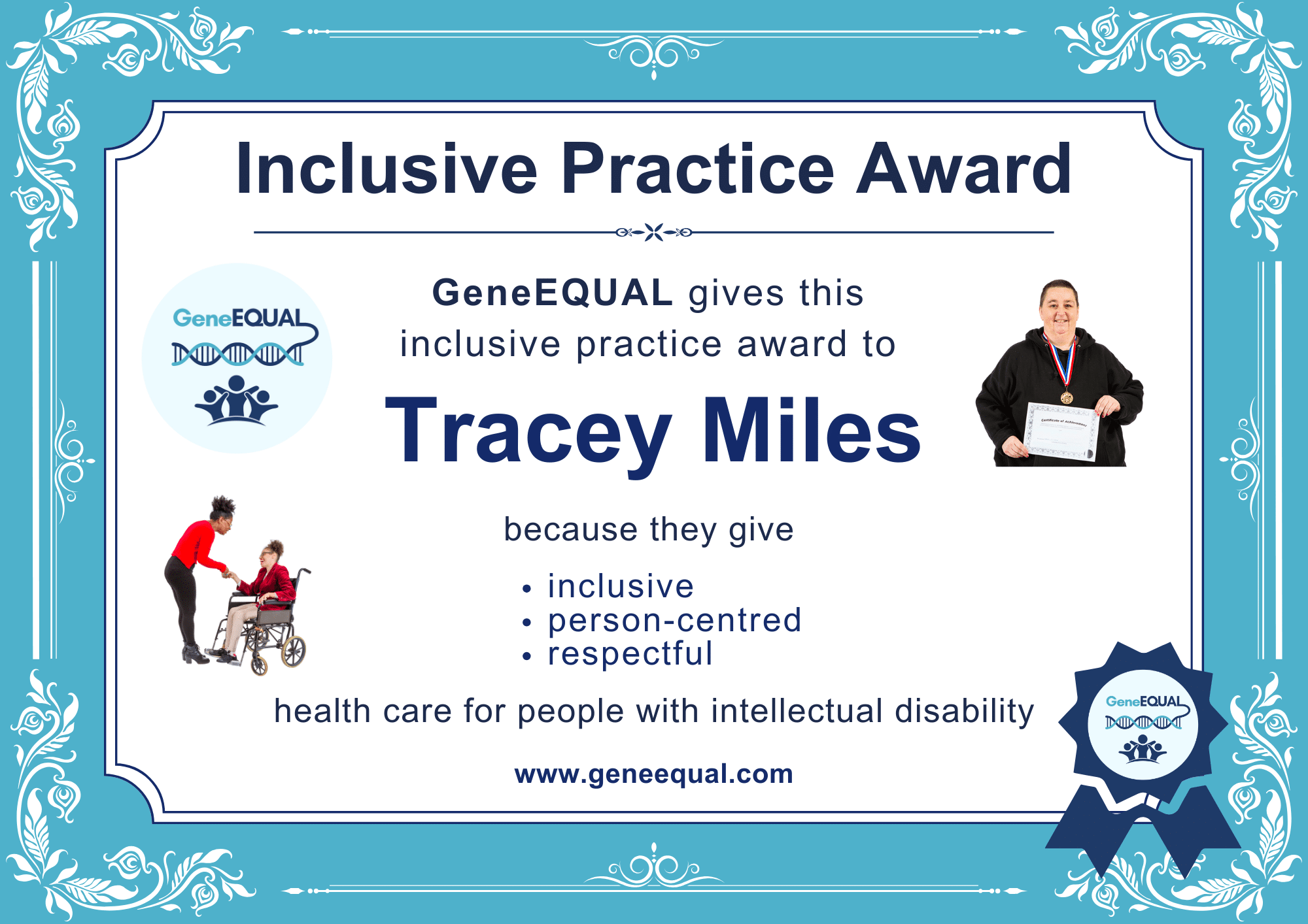 Inclusive Practice Award – New Awardee – GeneEQUAL